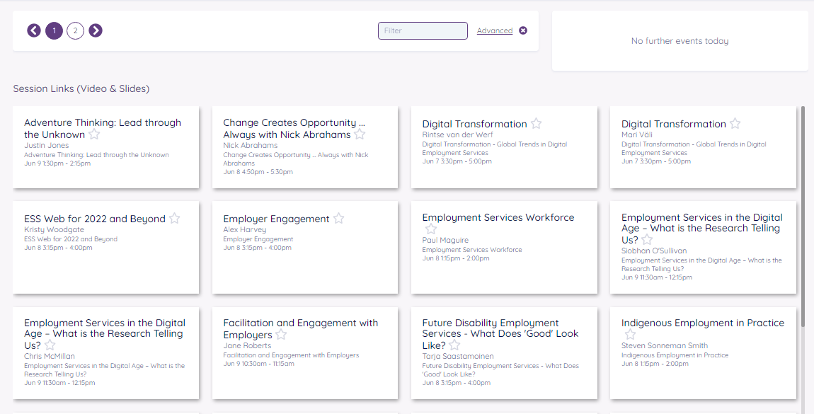 NESA National Conference 2021 Virtual Portal